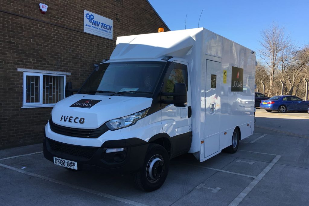 Vehicle types from MVTech include Vans, Chassis cabs, trailers, buses